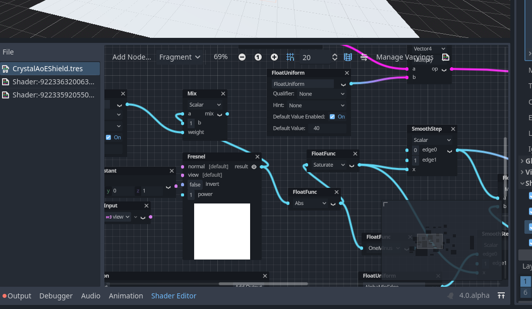 Visual shader connections are very hard to work with · Issue #63526 · godotengine/godot · GitHub