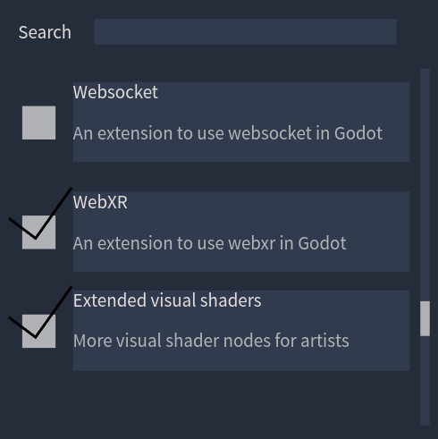 Add an integrated UI for official addons · Issue #7231 · godotengine/godot-proposals · GitHub