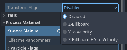 Rethink transform align modes for particles · Issue #7634 · godotengine/godot-proposals · GitHub