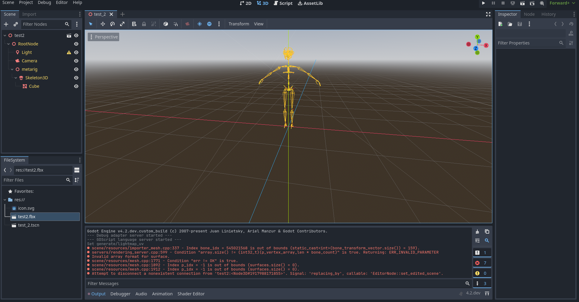 Lightmap UV generation on rigged FBX files causes the mesh to disappear · Issue #81636 ...
