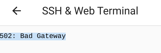 502: Bad Gateway · Issue #342 · hassio-addons/addon-ssh · GitHub