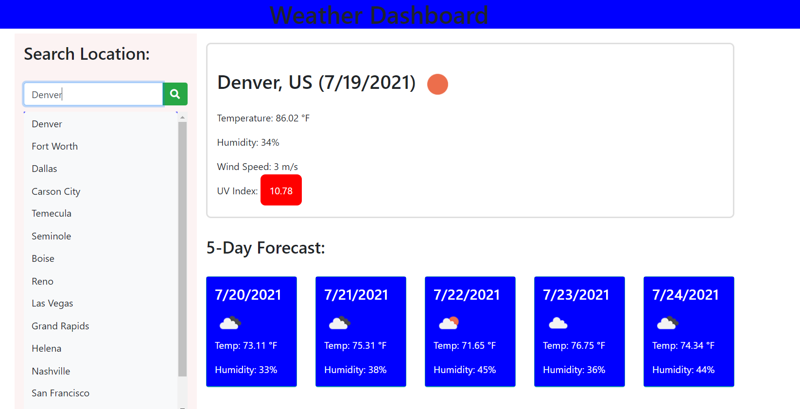 GitHub - vmcguire6377/weatherdashboard