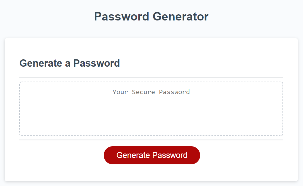 GitHub - vmcguire6377/passwordgenerator