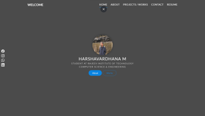 GitHub - Harshavardhan20201/DIGRES-A-portfolio-website: This is my presonal portfolio website.