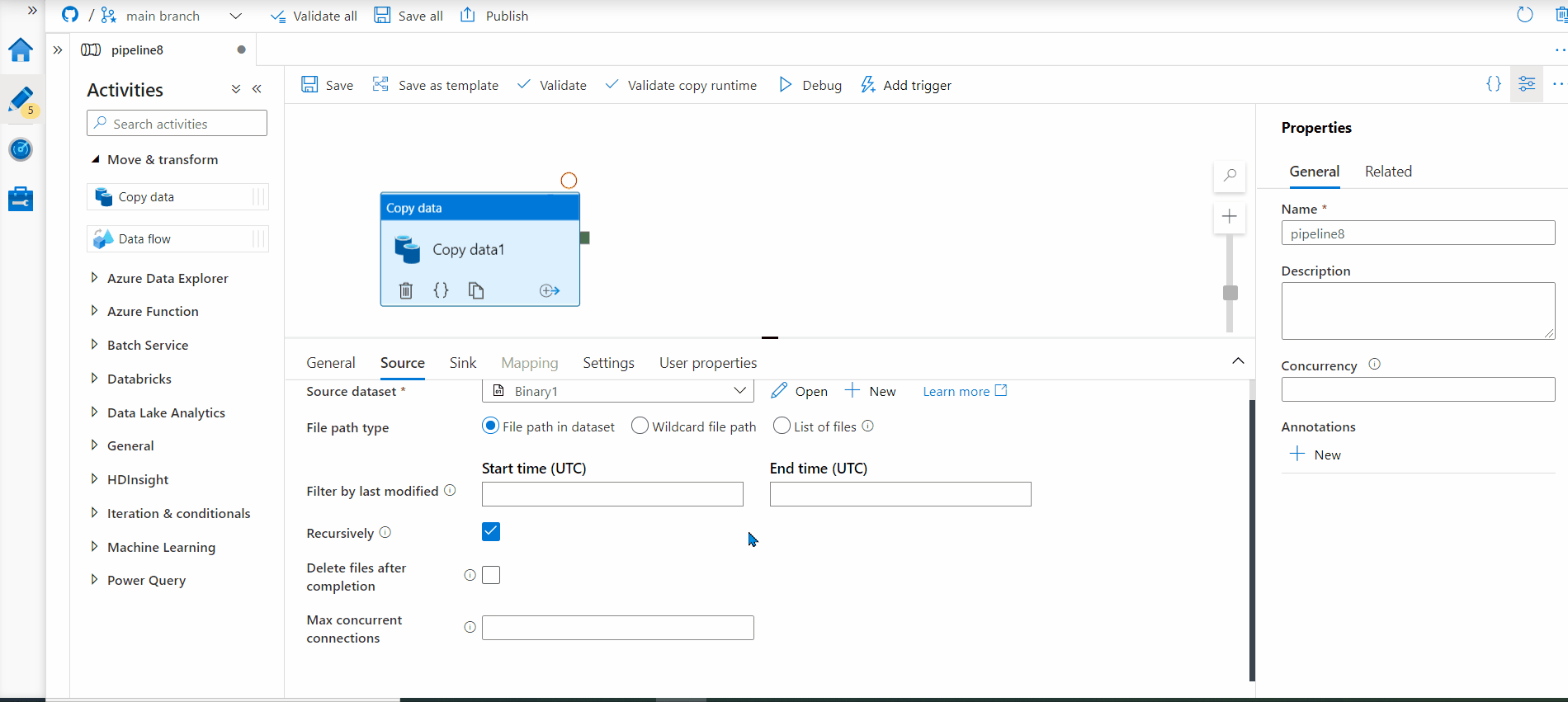 preserve is missing on Copy Activity Settings page · Issue #74099 ...