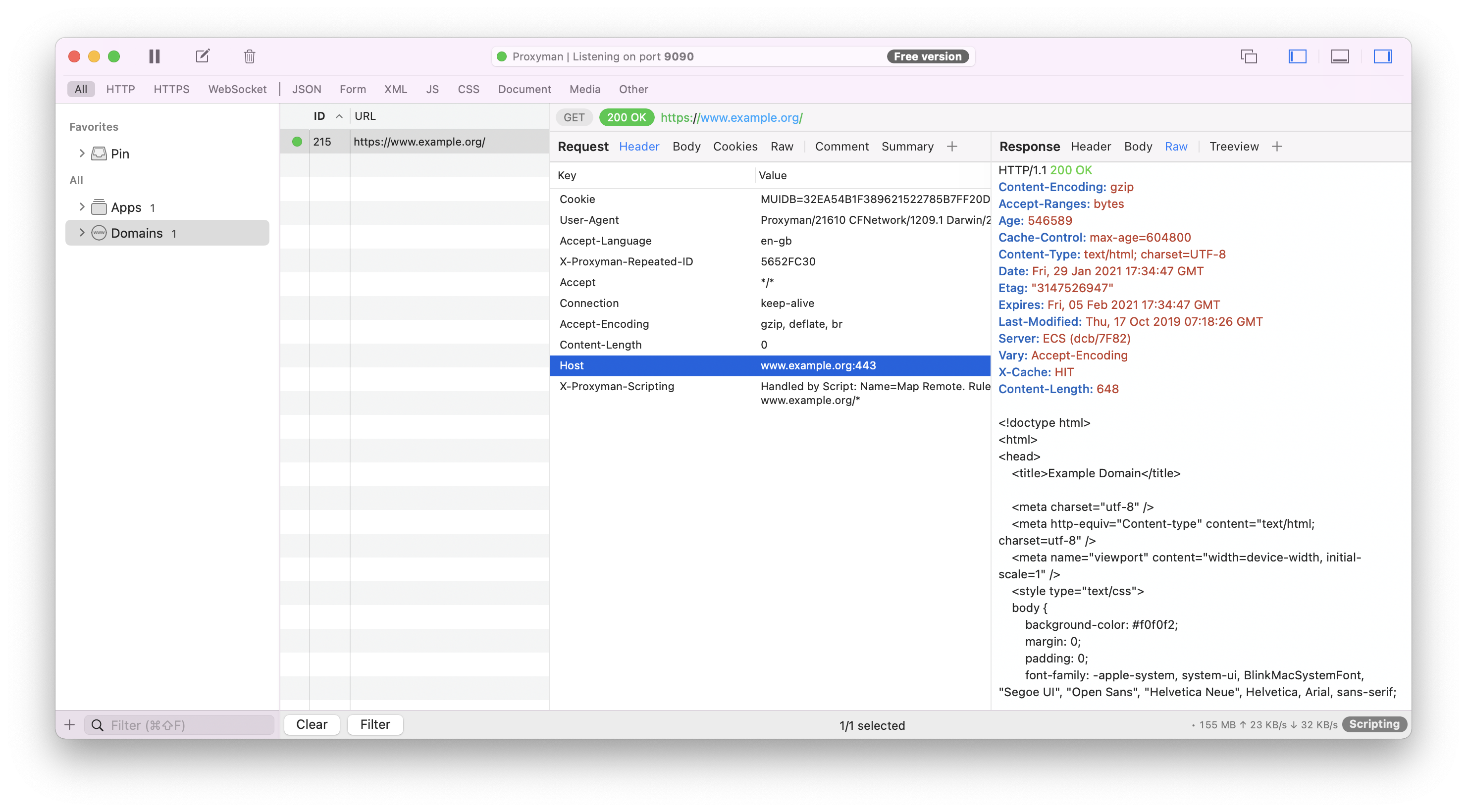 Host header set in script is ignored · Issue #769 · ProxymanApp/Proxyman · GitHub