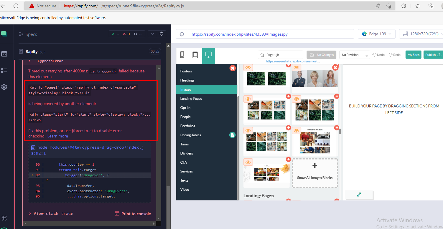 Is Being Covered By Another Element · Issue 25525 · Cypress Io Cypress · Github