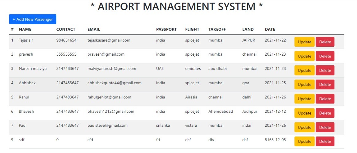 GitHub - Nareshmalviya212/Airport-management-system: I create a Python ...