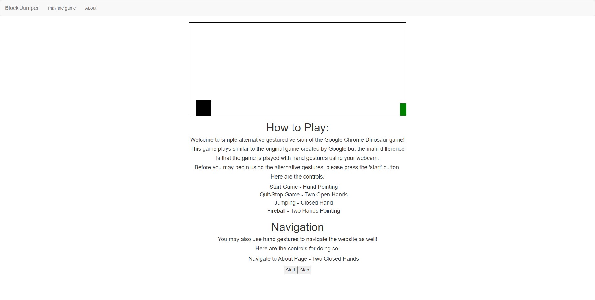 GitHub - leonvay00/Alternative-Gesture-Chrome-Dinosaur-Game