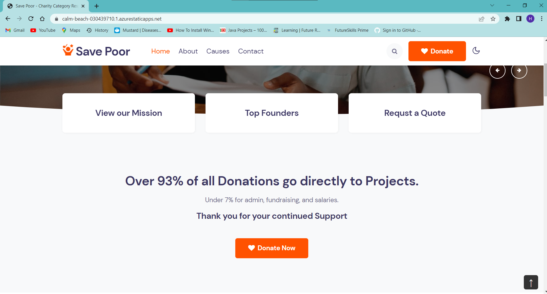 GitHub - DevikaMoturi16/orphanage-website: https://calm-beach-030439710.1.azurestaticapps.net