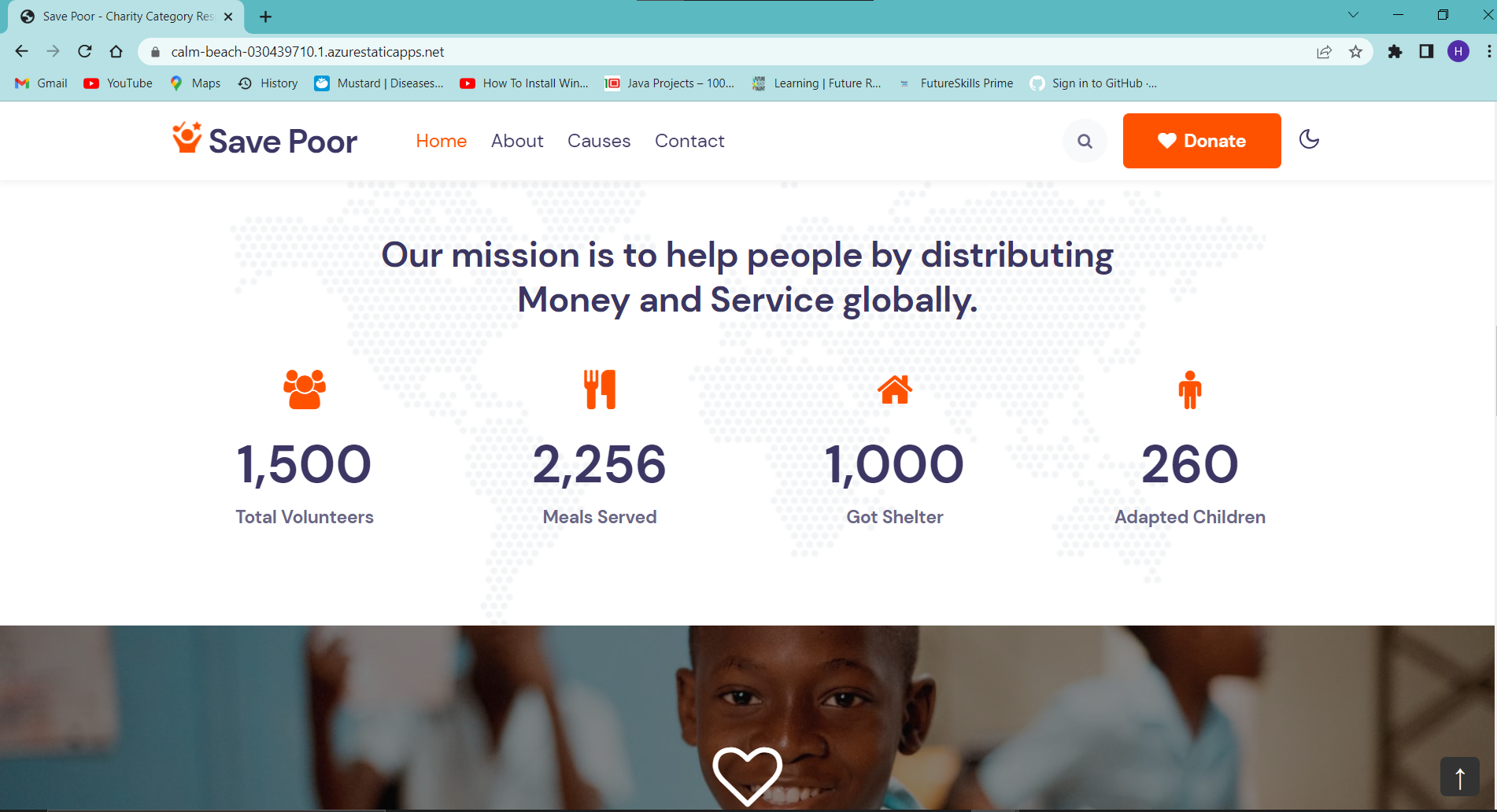 GitHub - DevikaMoturi16/orphanage-website: https://calm-beach-030439710.1.azurestaticapps.net