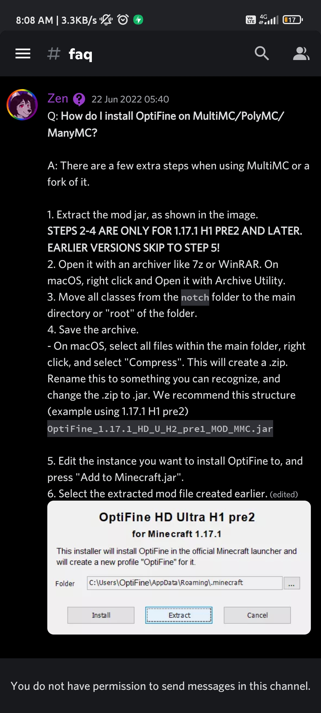 Bug Optifine Profile Not Created Linux · Issue 5438 · Sp614xoptifine · Github