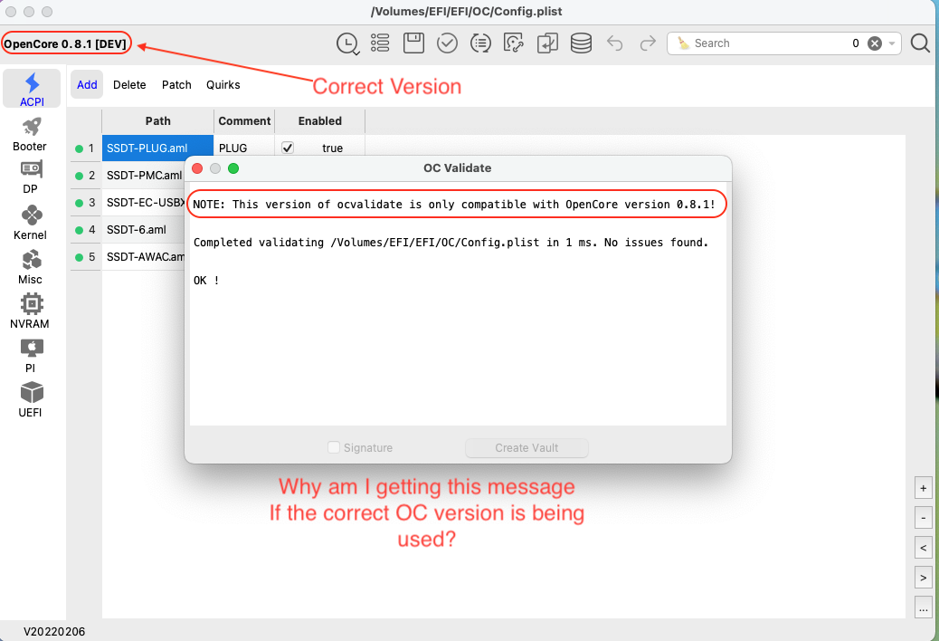 OC validate · Issue #226 · ic005k/OCAuxiliaryTools · GitHub