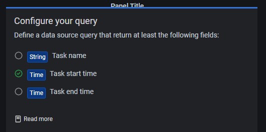 Need Help Gantt - Grafana - InfluxDB · marcusolsson grafana-gantt-panel ...