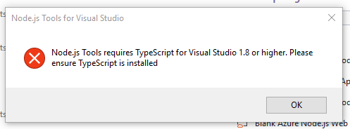 "From existing Node.js code" is literally unusable · Issue #1594 · microsoft/nodejstools · GitHub