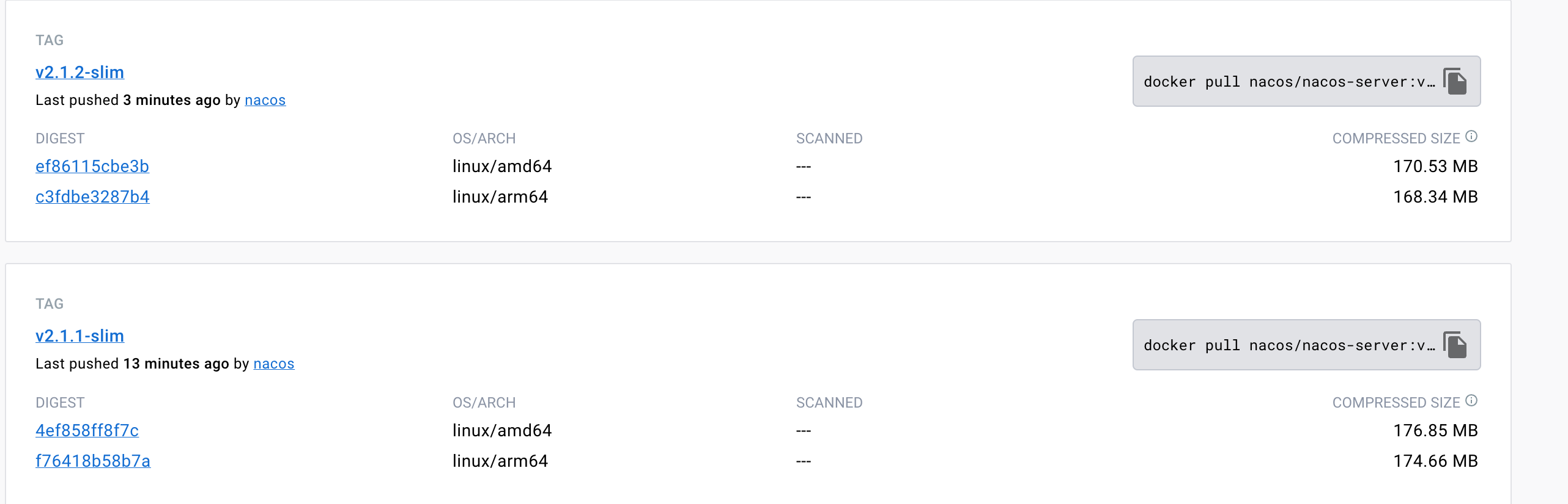 Why 204 Slim Support Arm64 Arch But 212 Slim Missed It · Issue 10109 · Alibabanacos · Github