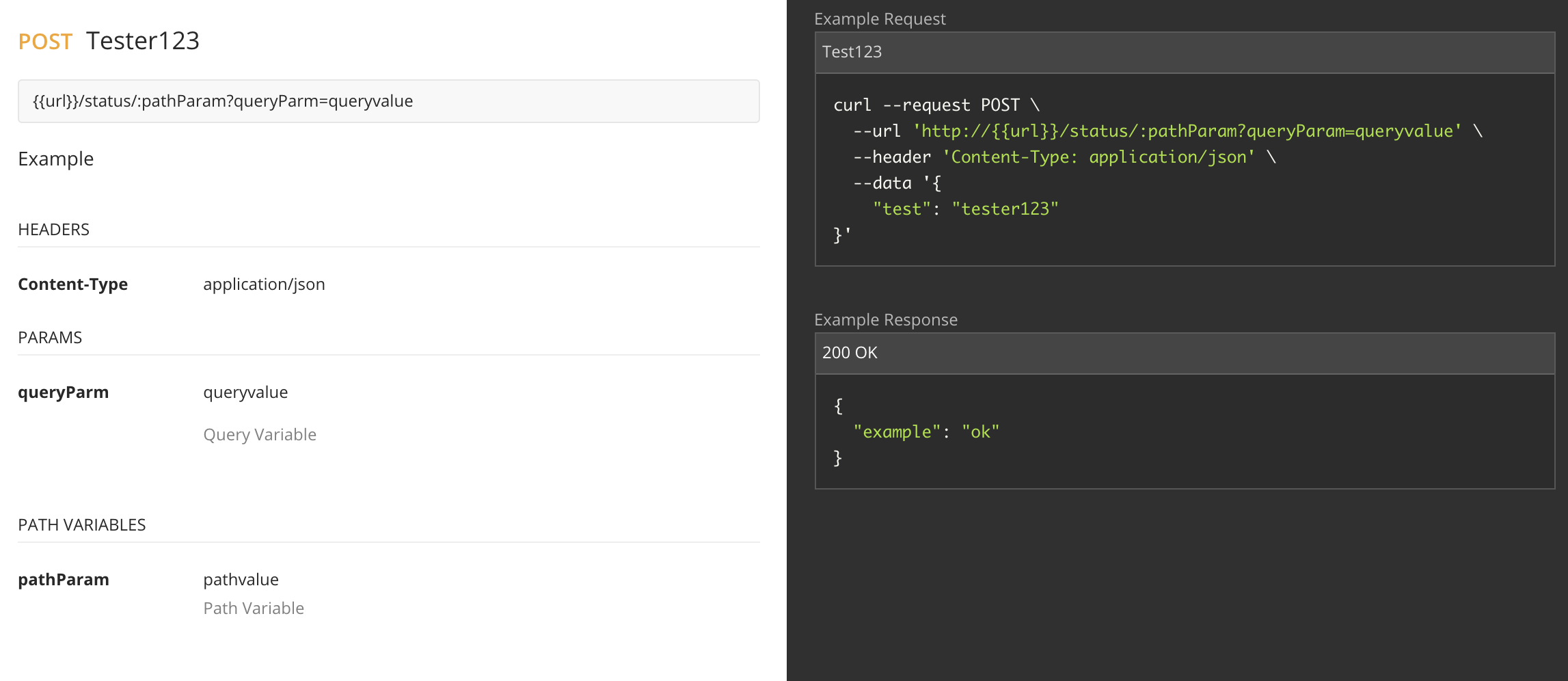 Path variables not resolved in Example Documentation · Issue #5133 · postmanlabs/postman-app ...