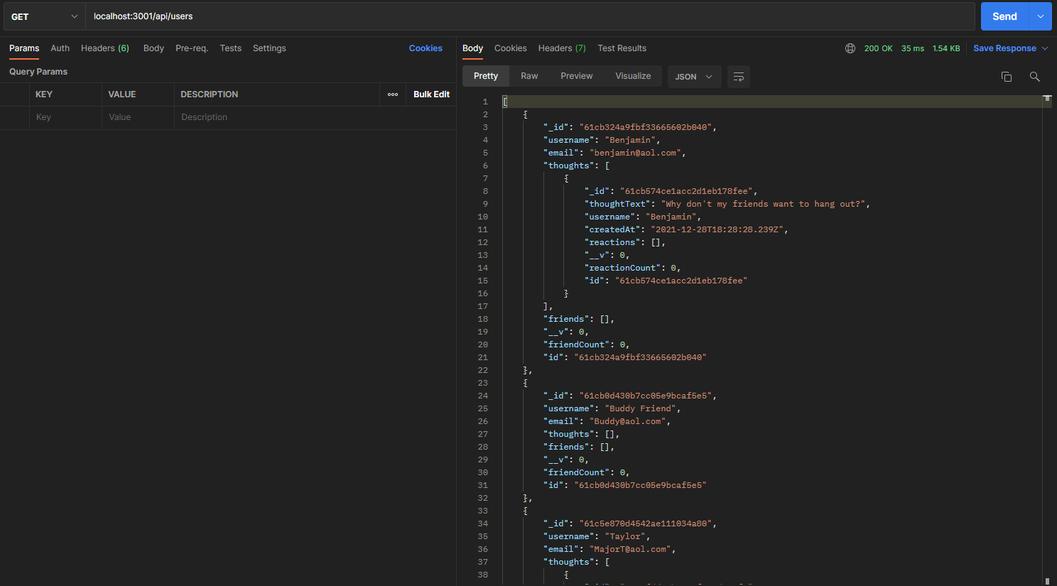 GitHub - Benrowen5/NoSQL-Social-Network-API