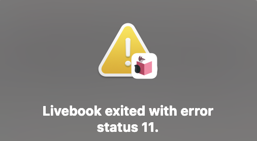 Livebook Won T Start · Issue 1547 · Livebook Dev Livebook · Github