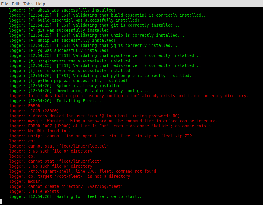 Unable to start logger - stalls at fleet service to start · Issue #606 · clong/DetectionLab · GitHub