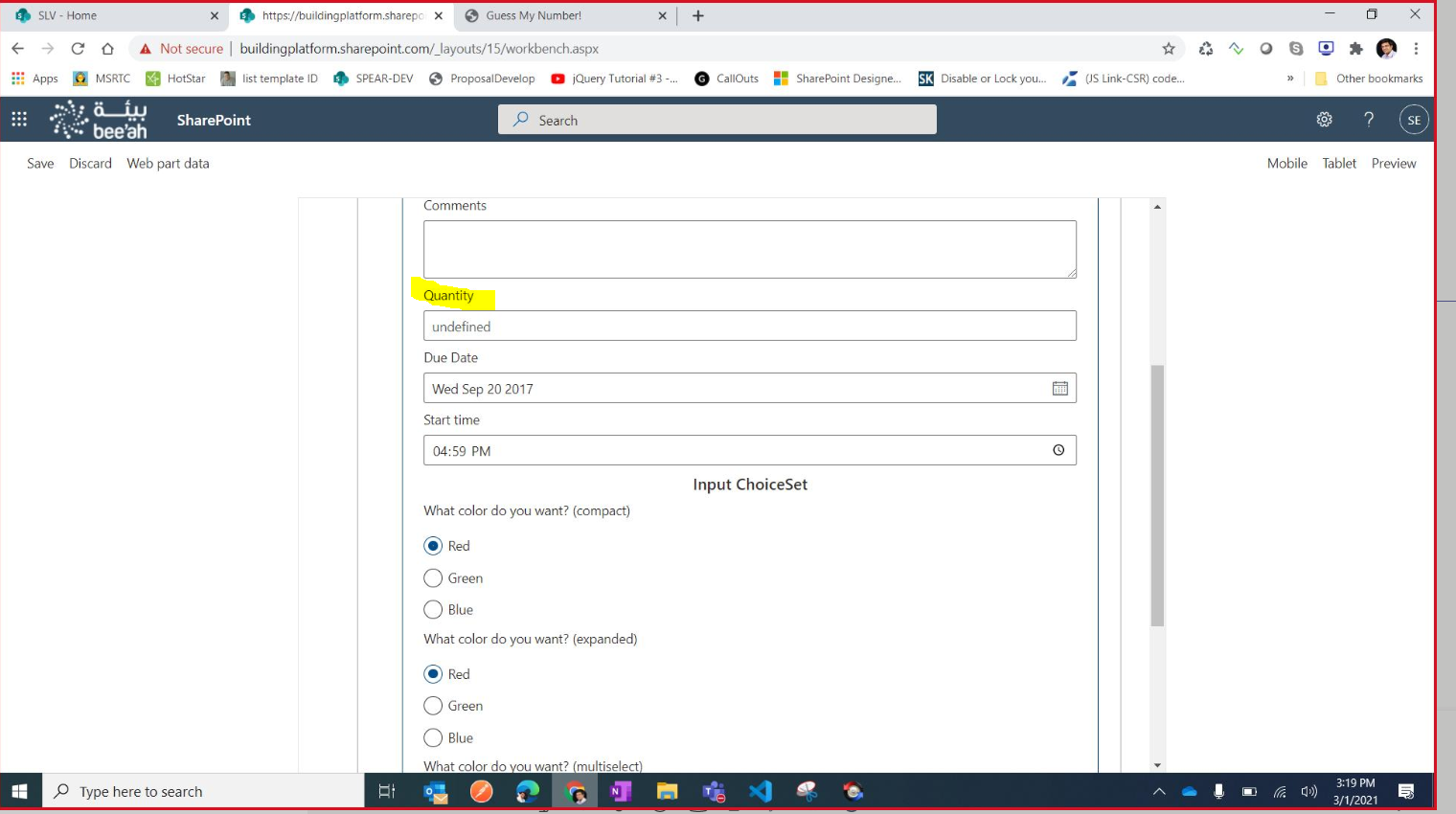 Reactive-Adaptivecards : Input.number rendering as undefined · Issue #1746 · pnp/sp-dev-fx ...