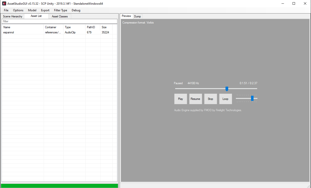 no audio clip is showing up · Issue #758 · Perfare/AssetStudio · GitHub