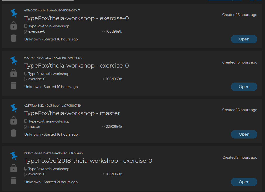 Can not open close nor delete a workspace · Issue #1329 · gitpod-io/gitpod · GitHub