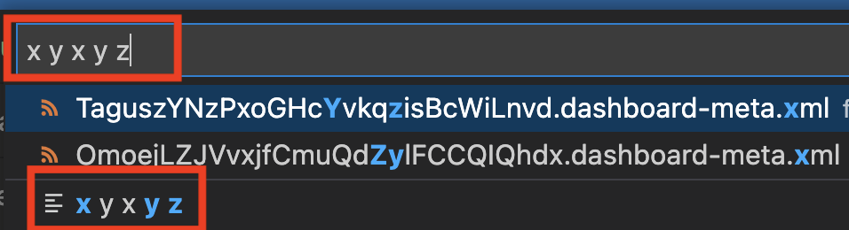 Fuzzy file finding doesn't rank nor highlight properly against files with repeating words ...
