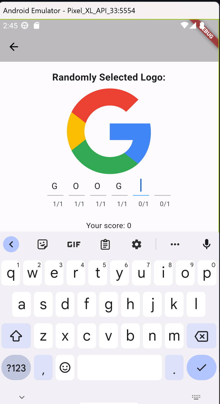 GitHub - amalia001/Guess-the-logo-game: A game created at the Mobile Programming course using ...