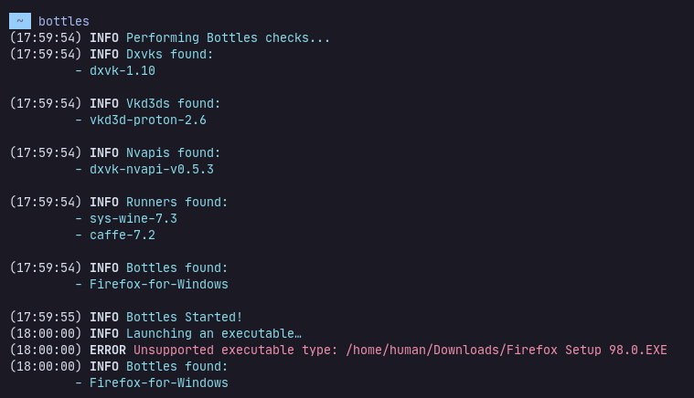 [BUG] Running a .EXE (extension capitalized) file causes "Unsupported executable type" error ...
