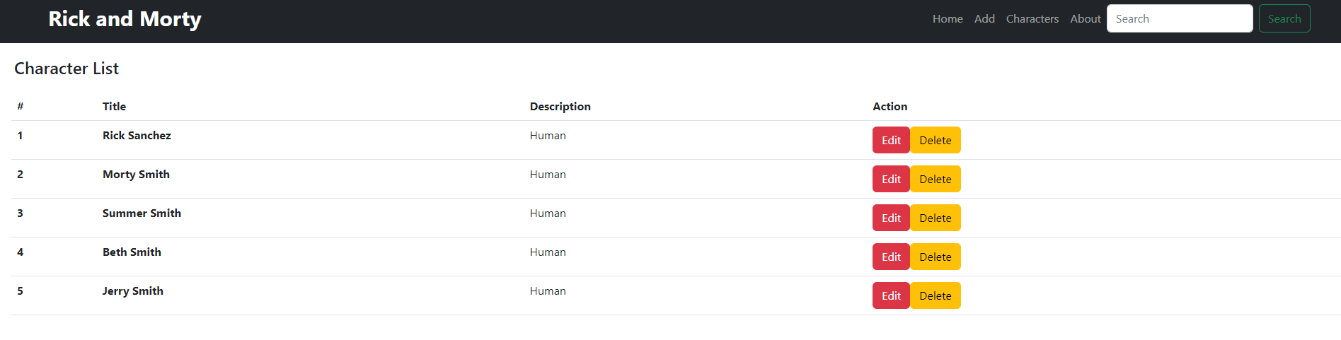 GitHub - MarcPadrell/ricky-morty-v4