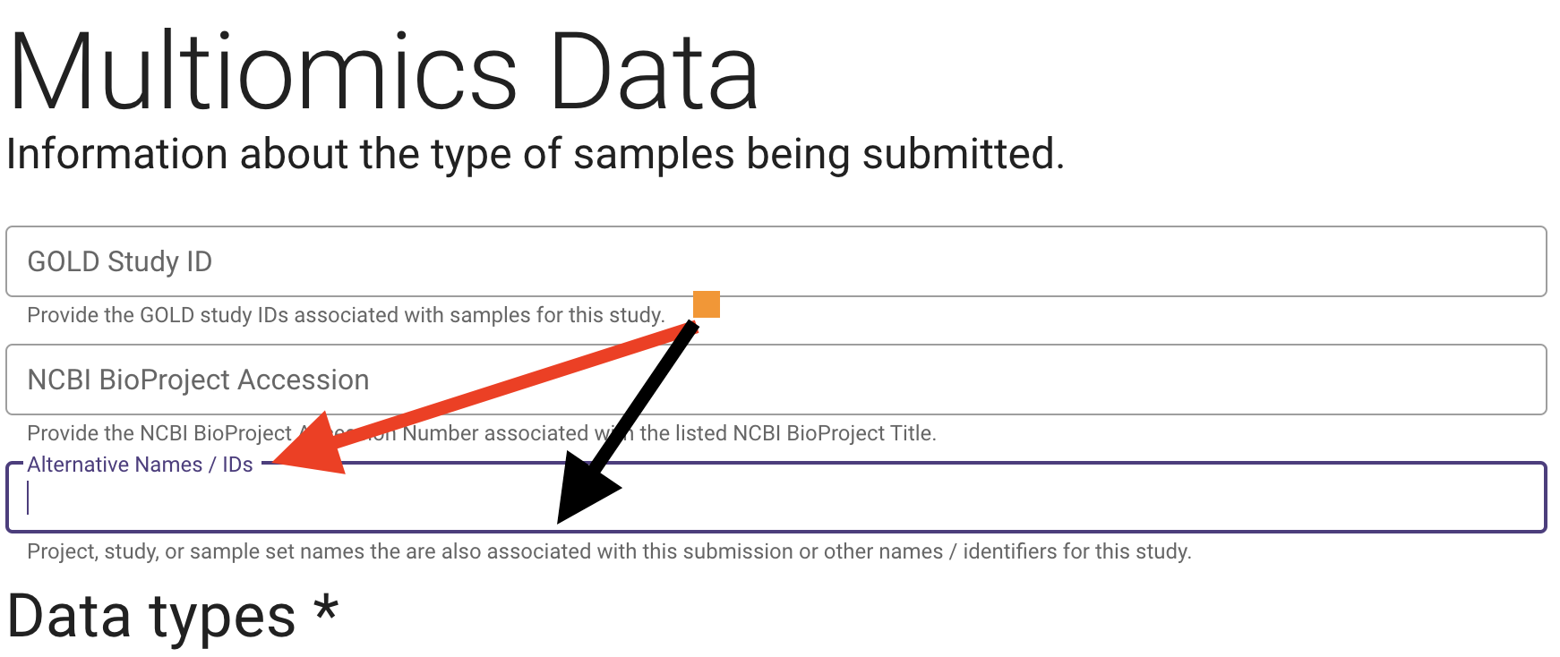 Multiomics: Alternative names is confusing · Issue #880 · microbiomedata/nmdc-server · GitHub