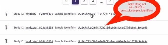 sample identifier change to string not link · Issue #919 · microbiomedata/nmdc-server · GitHub