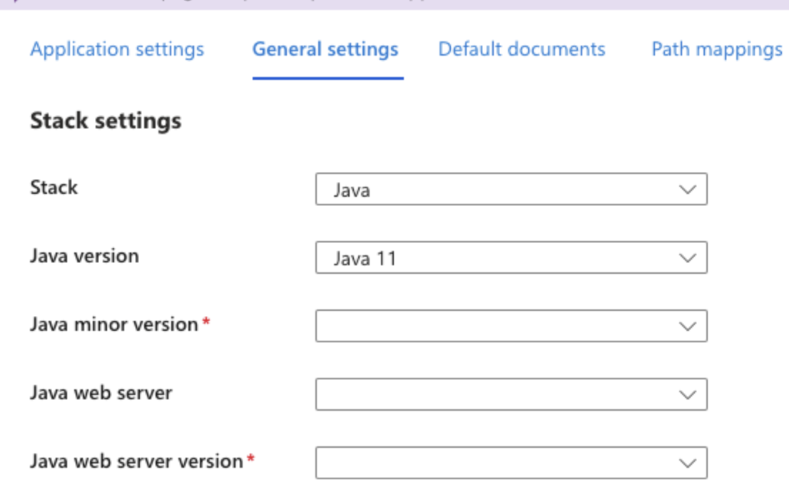 azurerm_windows_web_app resets java stack settings · Issue #22855 · hashicorp/terraform-provider ...