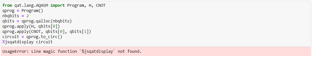 Error when trying to visualize the circuits · Issue #2 · myQLM/myqlm ...