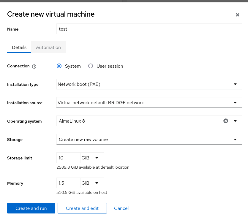 Can't create a new volume when creating a new VM when the default pool is LVM2 · Issue #1213 ...