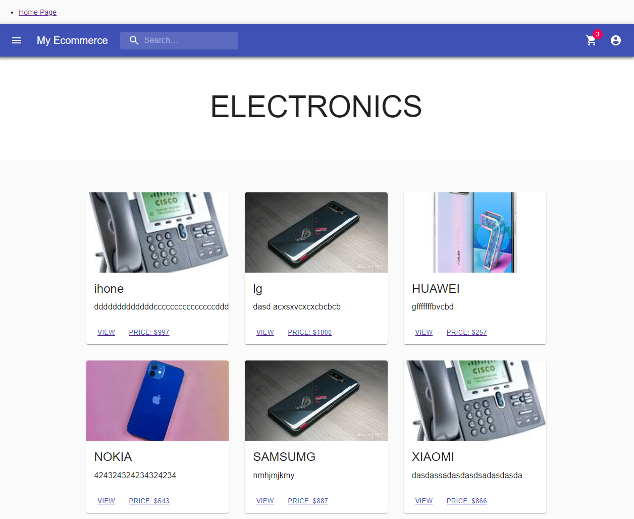 GitHub - raindongz/reactEcommerceTypescript: E-Commerce website frontend with react-redux ...