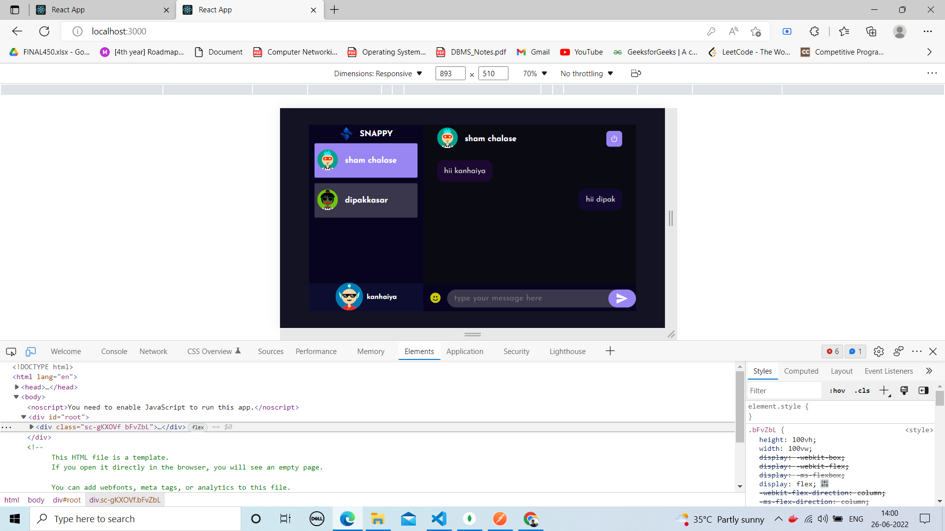 GitHub - kanhaiyachalase/SNAPPY: User can create and login the account and user can do chat with ...