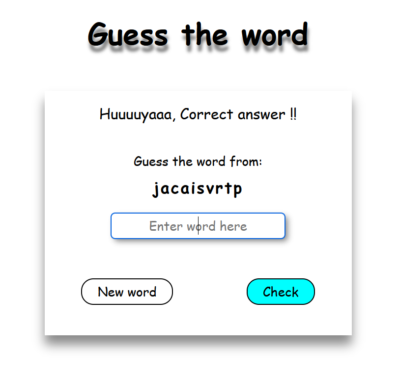 GitHub - butani111/guess-the-word: It a game in which user have to ...