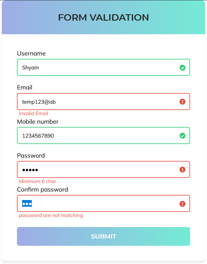 GitHub - butani111/form-validation: This is a template of form ...