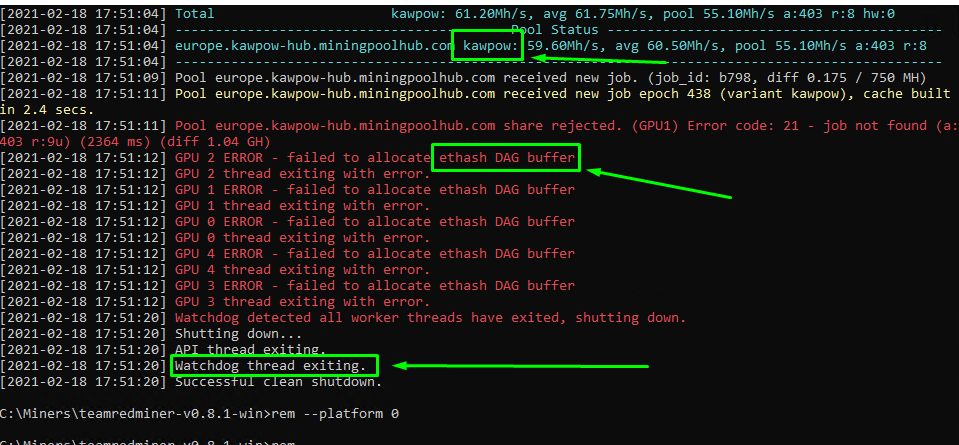 ethhash errors while mining kawpow at miningpoolhub (0.8.0/0.8.1 versions) · Issue #218 · todxx ...