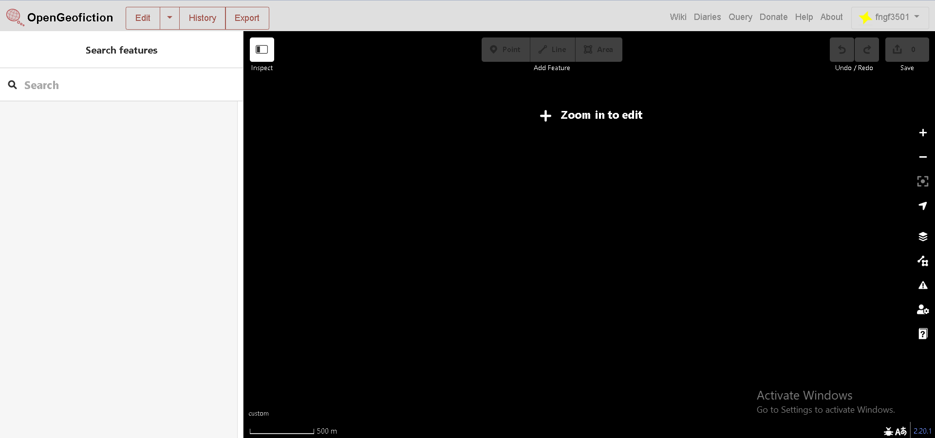 iD editor's Map part is just a black screen (Take note that I'm new ...