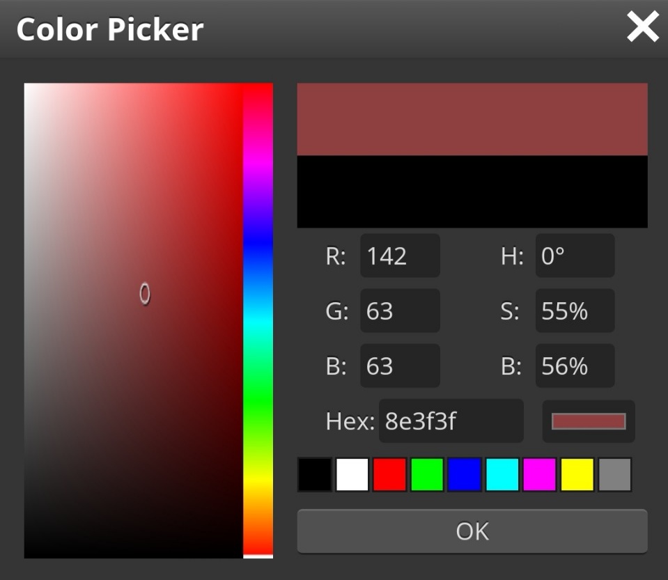 Issue: The circle in Color Picker has become a ellipse when using ...