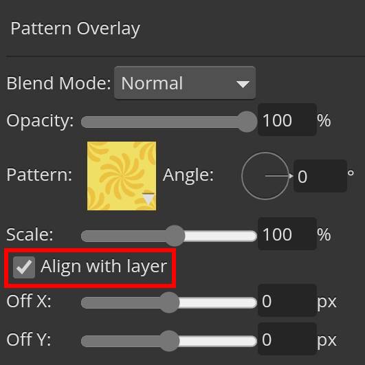 Issue Unable To Use Layer Layer Style Create Layers If Align With Layer In Pattern
