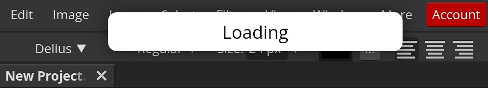 Problem with floating window of "Loading" · Issue #3915 · photopea/photopea · GitHub