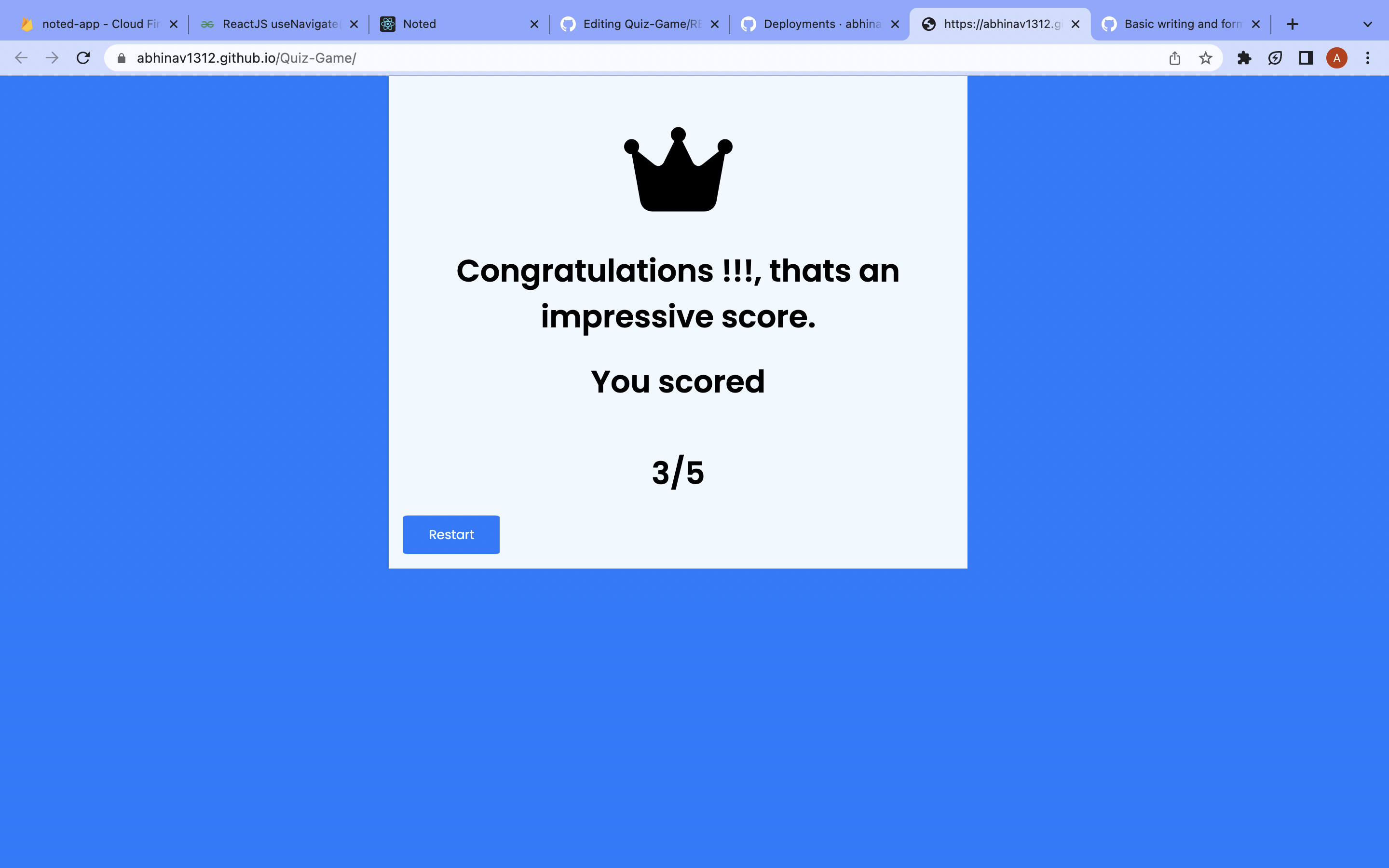 GitHub - abhinav1312/Quiz-Game: It is a simple quiz game similar to ...