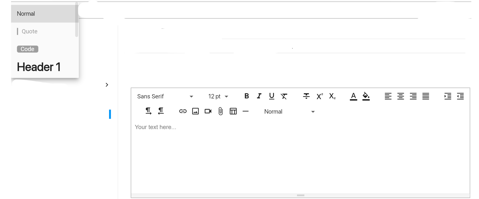 [BUG] The style button dropdown opening is not according to the posttion of the button in web ...