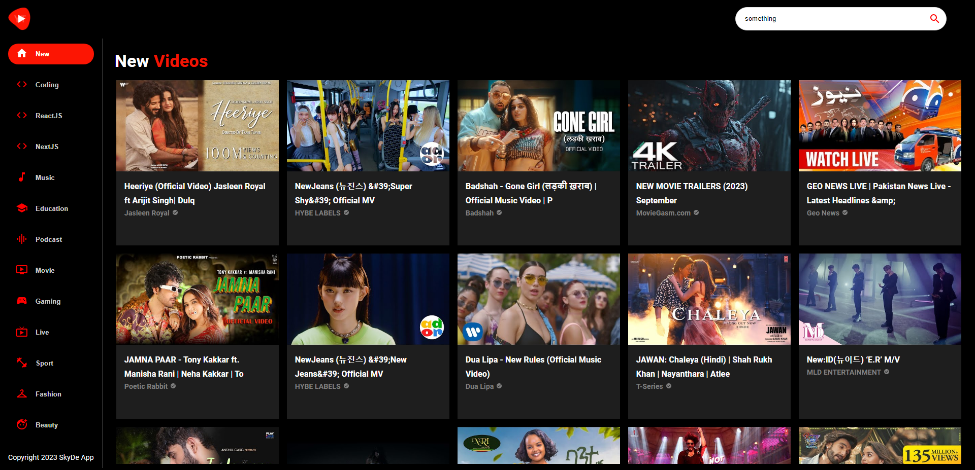 GitHub - Sky-De/Youtube_Clone_App