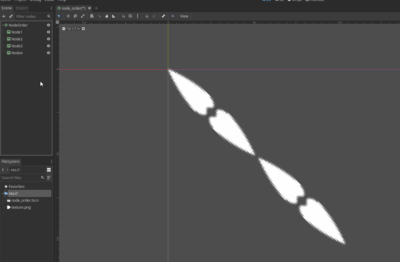 Dragging rotated control nodes to change their order also changes their position · Issue #68308 ...