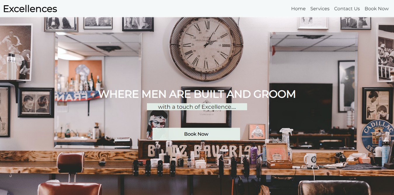 GitHub - BigbrotherIG/Barbing-Landing: Excellences is a barbing website created with a HTML, CSS ...